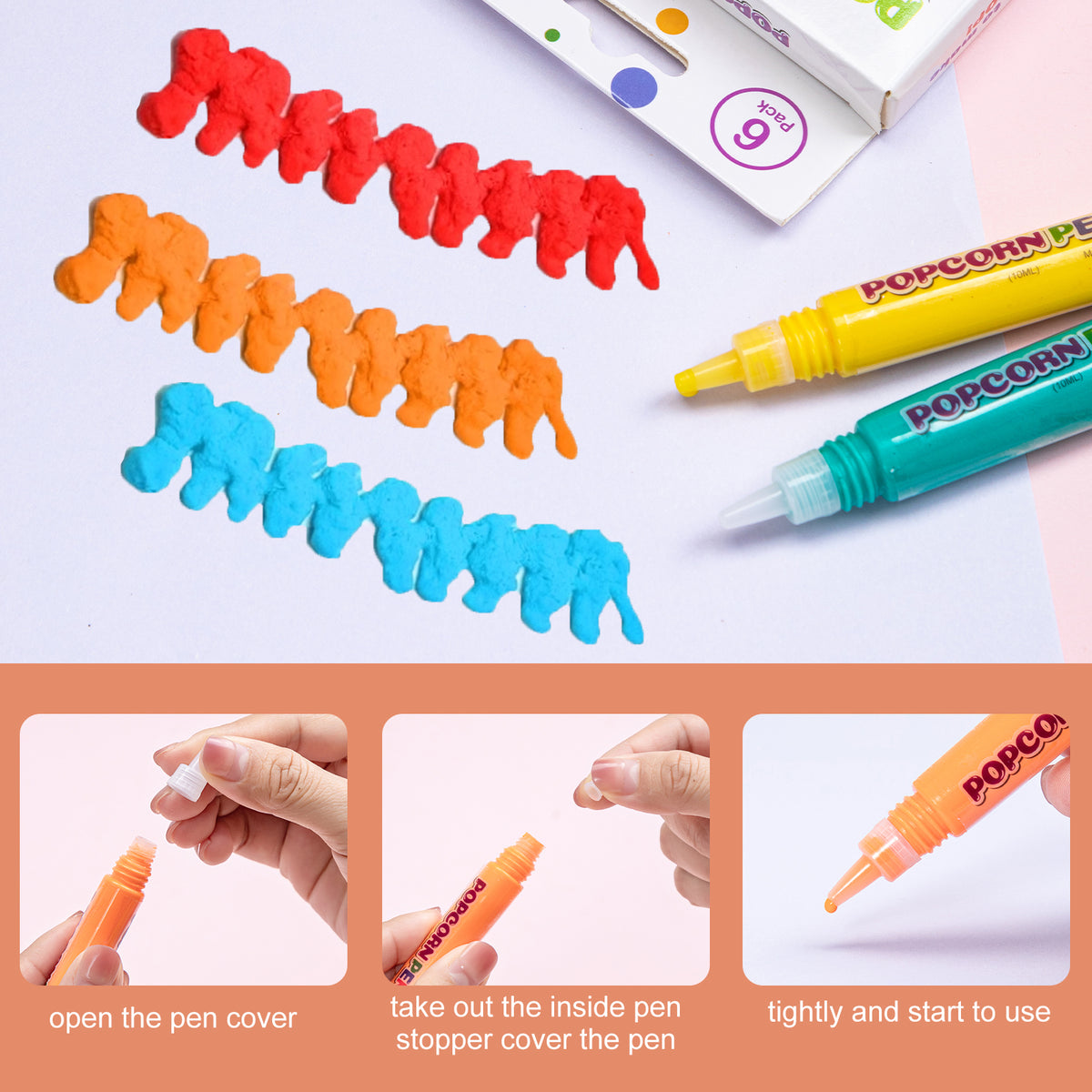 Bubble Popcorn Drawing Pen – produckpk