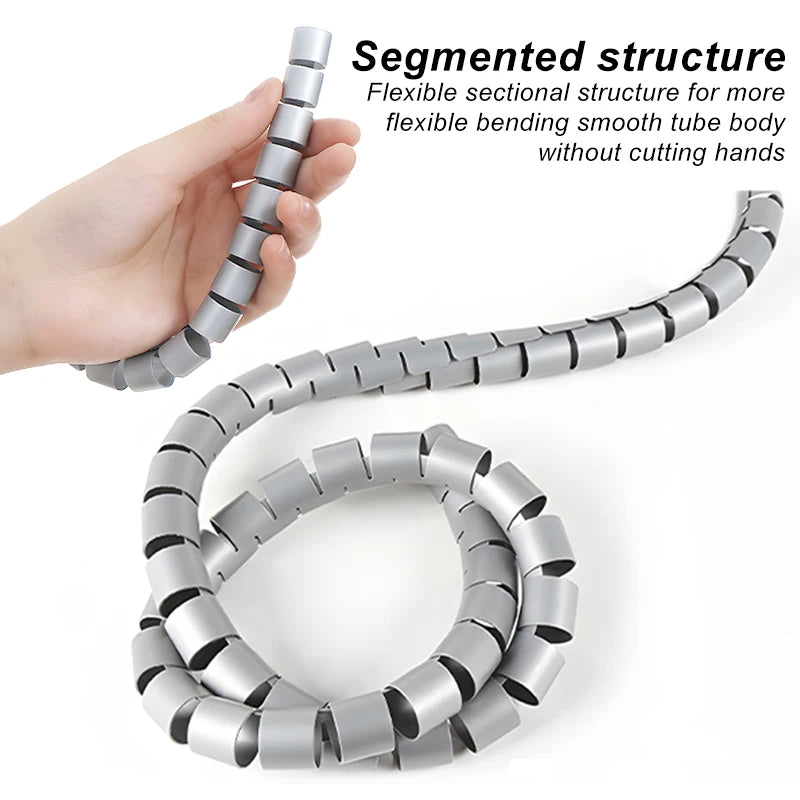 Cable management sleeve with zipper – produckpk