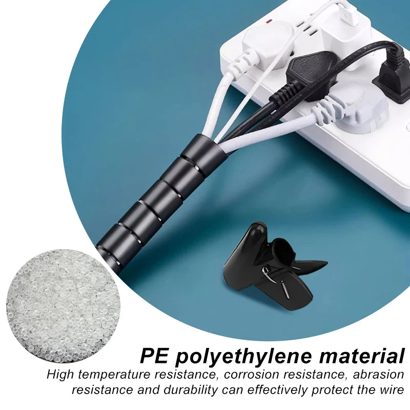 Cable management sleeve with zipper – produckpk