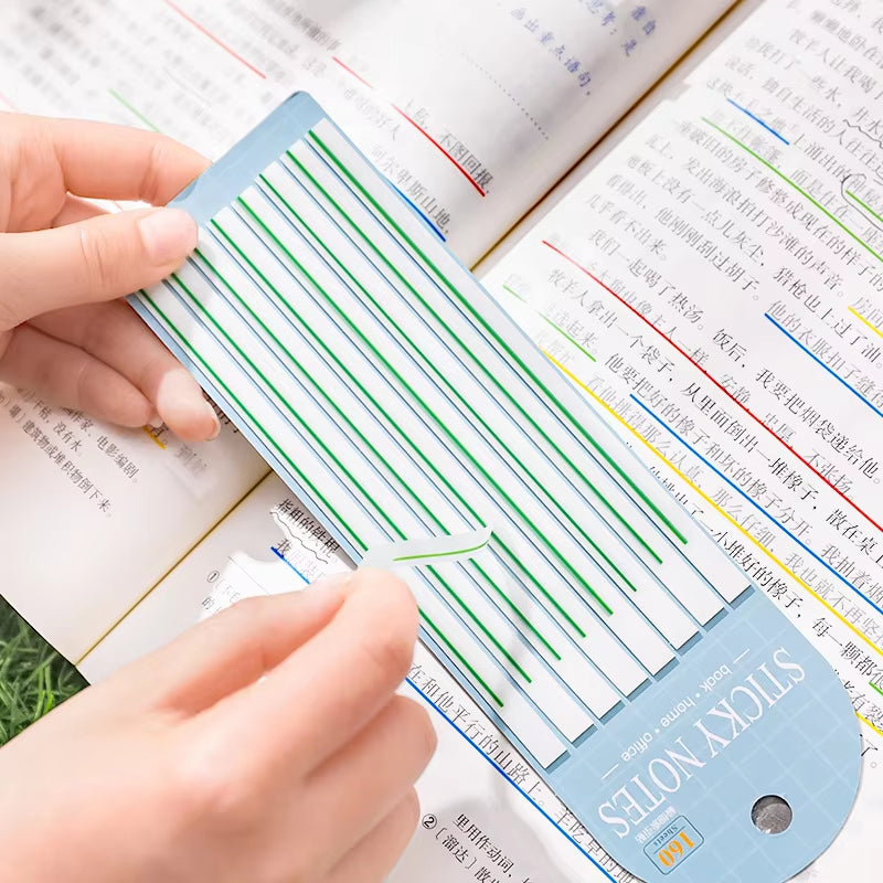 Transparent Sticky Page Markers Tabs Highlighter Strips – produckpk