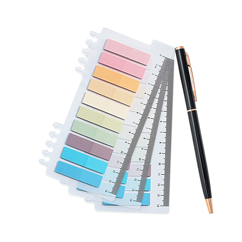 Tabs with Ruler Transparent Sticky Notes – produckpk