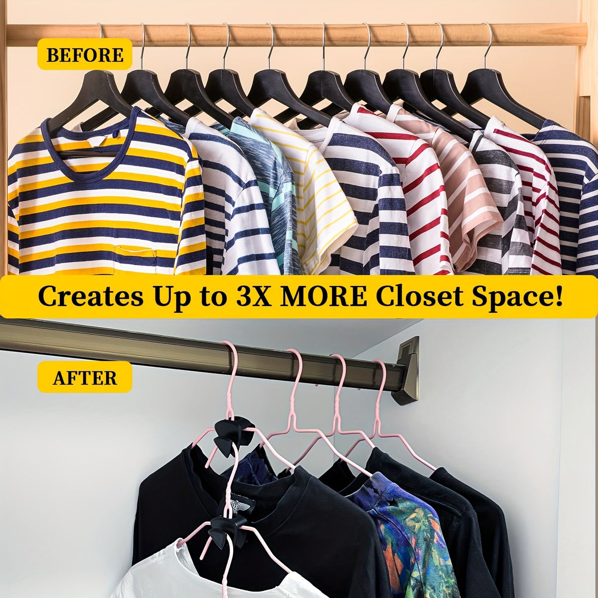 Space Saving Triangle Hanger Hooks (PACK OF 10) – produckpk