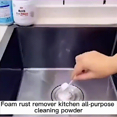 Foam rust remover kitchen all-purpose cleaning powder (PACK OF 2 ...
